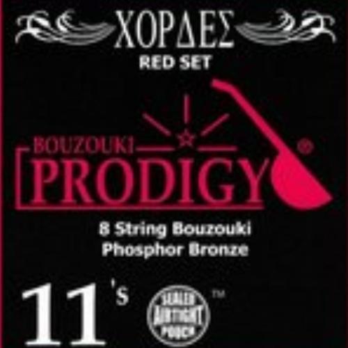 סט מיתרים לבוזוקי Prodigy RED Phosphor Bronze Wound 0.11