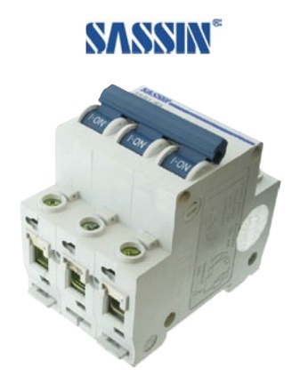 מפסק אוטומטי זעיר תלת פאזי SASSIN 40A - Sassin - אביזרי לוחות חשמל