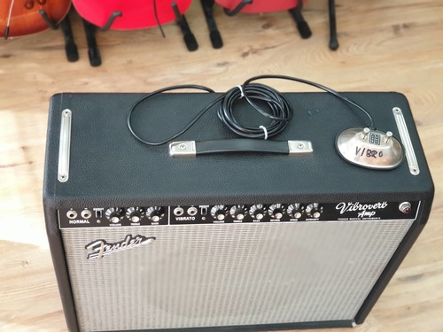 Fender 64 Vibroverb Custom Shop Cesar Diaz SRV Mods - - מגברים לחשמלית