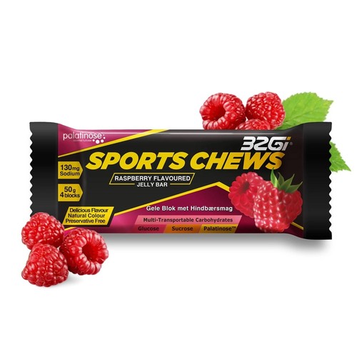 32GI Sports Chews raspberry - 32GI - ג'לים
