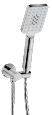 מזלף מפל 801906 נקודת מים מתלה וצינור כרום חמת - HAMAT - מזלפים למקלחת