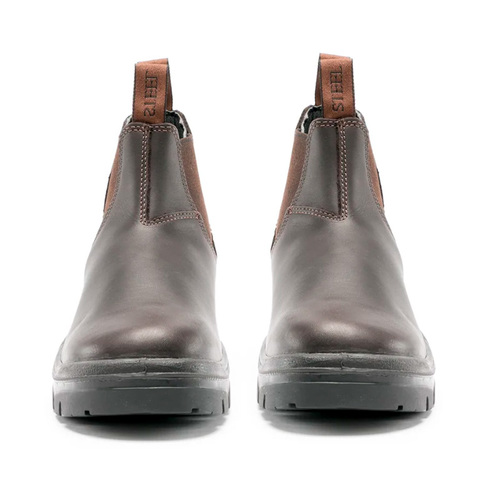 מגף הוברט ¾ O2 SRC חום כהה Steel Blue Hobart B2716 סטיל בלו - Steel ...