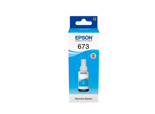 מיכל דיו כחול אפסון Epson 673 Cyan T6732 – במחיר הזול בארץ – דיו פלוס