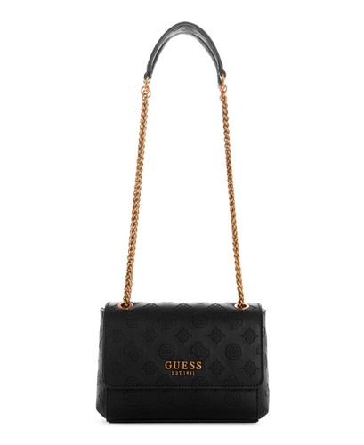 תיק כתף מבית מותג GUESS דגם NOELLE MINI CROSSBODY FLAP