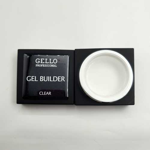 בילדר ג'ל שקוף ג'לו - 15 גרם Gello Professional - - ג'ל לבניית ציפורניים