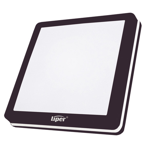 גוף תאורה מרובע מוגן מים 40W 6500K IP65 Liper שחור ליפר גרמניה Liper ...