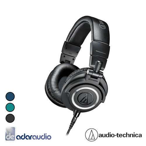 אוזניות מוניטור Audio Technica ATH-M50x לאולפן ולדיג'י.