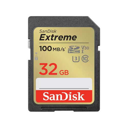 SANDISK EXTREME SDHC 32GB 100/60MB/s סנדיסק - Sandisk - SD