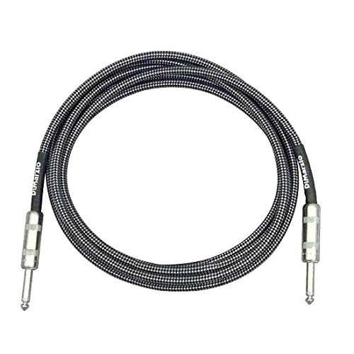 כבל לגיטרה דימרציו אפור 18 פיט DIMARZIO with Switchcraft plugs