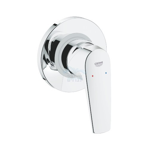 BAUFLOW | סט אינטרפוץ קומפלט 3 דרך BAU FLOW Grohe 29046000 | כרום ניקל ...
