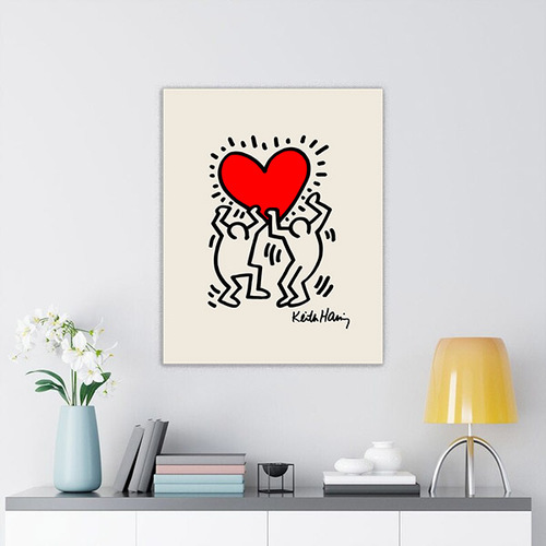 keith haring על קנבס במידה 50-70 ס״מ מלאי מוגבל מיבוא - תמונות במבצעים ...