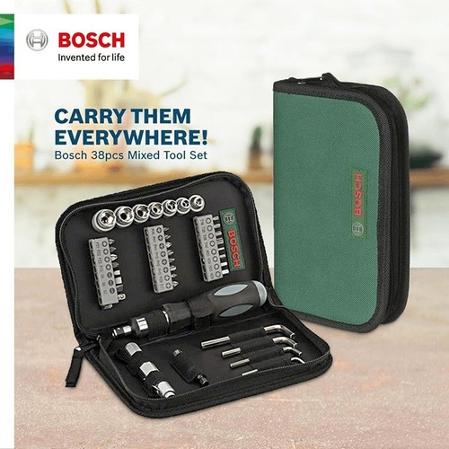 ערכת כלי עבודה 38 חלקים BOSCH 2607019506 בוש - BOSCH - סטים ואביזרים ...