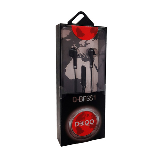 אוזניות DOQO Q-BASS1 שחור - אוזניות לסלולר