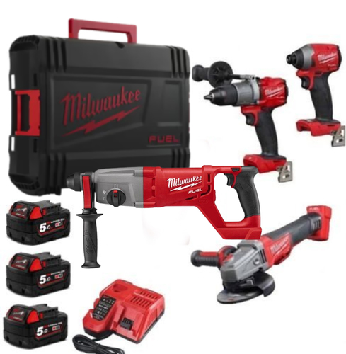 סט 4 כלים נטענים סט דבלין PACKAUT FUEL MIL4 DUBLIN P3 P Milwaukee