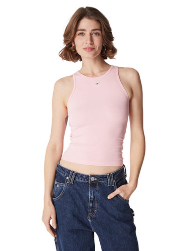 גופיה טומי הילפיגר - TOMMY HILFIGER ESSENTIAL RIB TANK - - גופיות וטופים