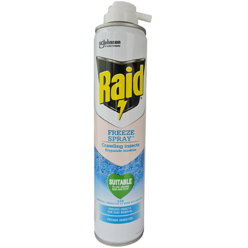 רייד פריז ספריי להקפאה מיידית של חרקים 350 מ"ל Raid Freeze