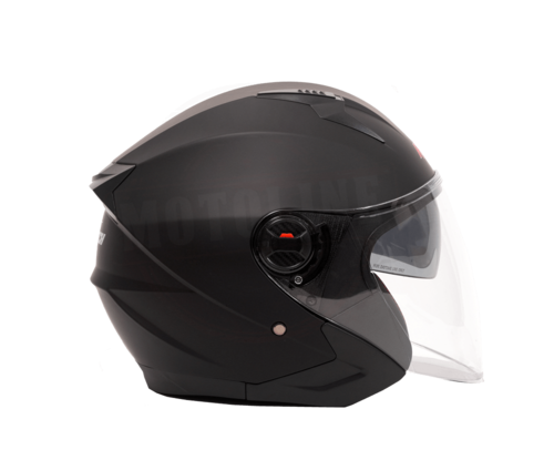 קסדת 3/4 רבוטק שחור מט - REVOTECH HELMET