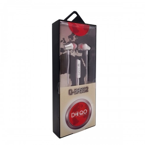 אוזניות DOQO Q-BASS2 כסוף - אוזניות לסלולר