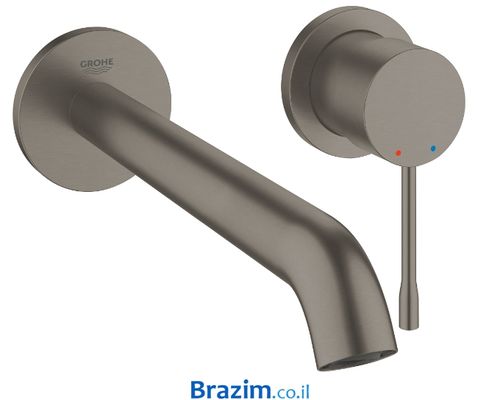 ברז סוללה רחצה חיצוני גרואה אסנס 19967AL1 גרפיט מוברש גרואה Grohe ...