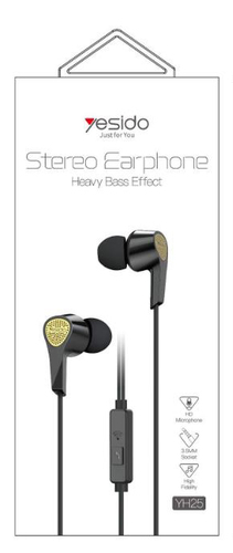 אוזניות סיליקון YESIDO YH25 - אוזניות לסלולר