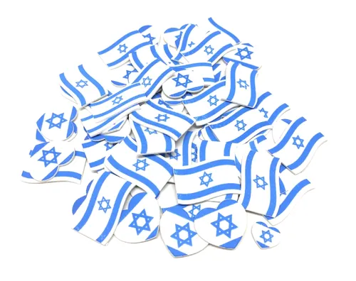 מדבקות סול - דגל ישראל - דגם PF109 מבית עירית | פלוס לגננת