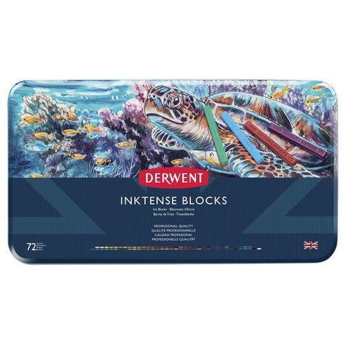 סט 72 גירי דיו DERWENT INKTENSE BLOCK - Derwent - פסטל גיר/ soft pastel