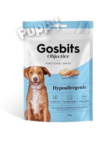 חטיף גוסביטס אובג'קטיב לכלבים היפואלרגני 150 גרם GOSBITS OBJECTIVE ...