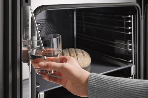 תנור בנוי 60 ס"מ פירוליטי 76 ליטר אפייה עם לחות מסדרת ArtLine מבית ...