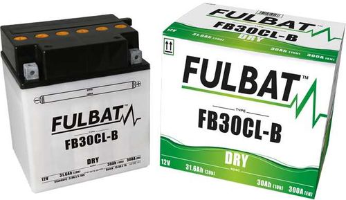 מצבר FULBAT – FB30CL-B (אחריות לשנה) - Fulbat - מצברים