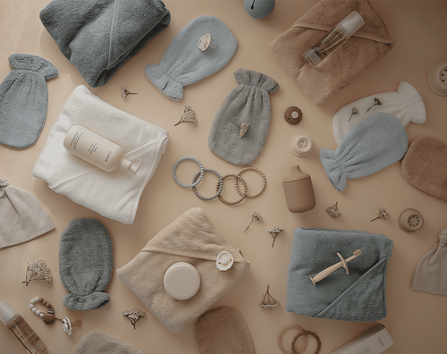 שלישיית צמידי נשכנים Lilac/ Cyan/ Soft Peach | רעשנים ונשכנים | מוצרי ...