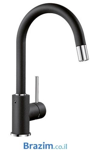 ברז מטבח BLANCO מידא 526146 שחור מט פיה כרום