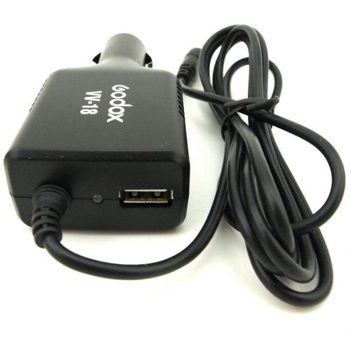 מטען לרכב Godox VV-18 גודוקס - Godox - סוללות ומטענים לפלאשים