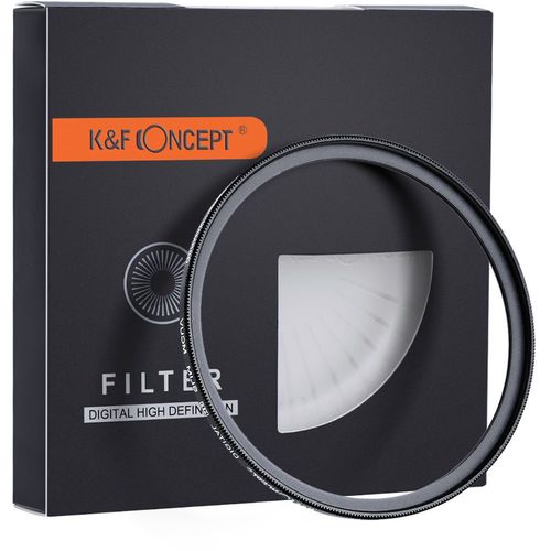 פילטר - K&F Concept Slim MC UV Filter 52mm - K&F Concept - פילטרים לעדשות