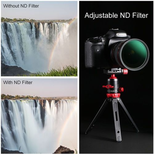 פילטר - K&F Concept Nano-X PRO Variable Fader ND8-ND128 Filter 62mm - K&F Concept - פילטרים לעדשות