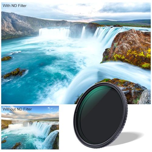 פילטר - K&F Concept Nano-X PRO ND2-ND32 Variable Fader Filter 62mm - K&F Concept - פילטרים לעדשות