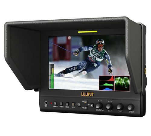 מסך Lilliput 7'' Advanced Field monitor with hdmi out 663/O/P2 ...