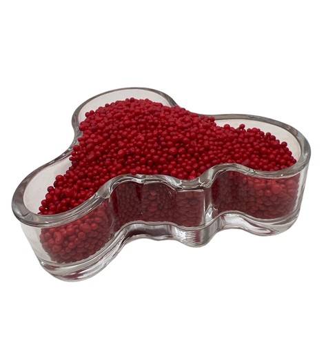 סוכריות קישוט אדום מזרה קטנות 1 ק''ג Red Round Sprinkles - סוכריות ...