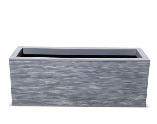 אדנית פסים | 79.5X29.5X29.5 | אפור כהה | אייל לבית ולגן