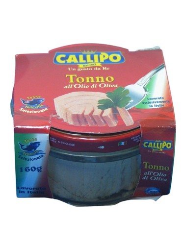 קליפו טונה בשמן זית צנצנת - שימורי דגים ובשרים