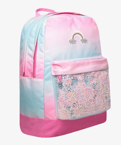 תיק Gardient Party גרדיאנט/ורוד/תכלת קל גב - קל גב - חזרה ללימודים