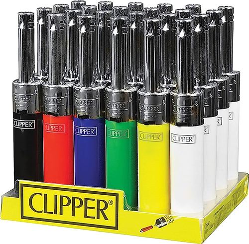 מצית גז קליפר חלקה clipper