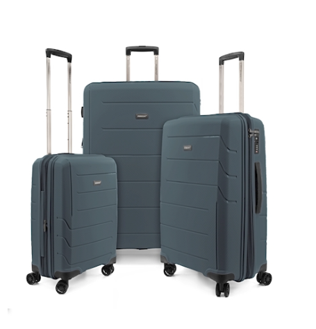 מזוודה קשיחה BULLET מידה 20 בצבע אפור- FERRINI BULLET SIZE 20 GREY 801