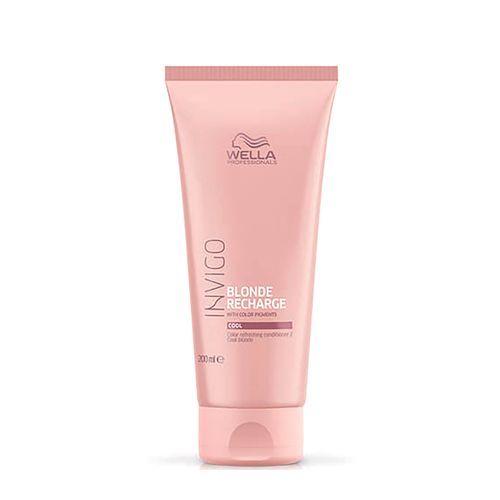WELLA PROFESSIONALS INVIGO BLOND RECHARGE CONDITIONER 200ml קונדישינר ...