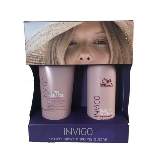 מארז וולה אינביגו בלונד ריצ'רג' Wella Invigo Recharge Kit