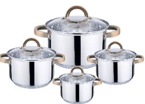 סט 4 סירים נירוסטה Haus Roland HR133-2 | איכות ועמידות בבישול