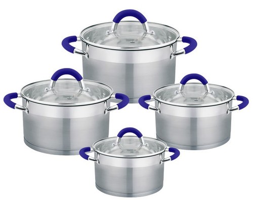 סט 4 סירים נירוסטה Haus Roland A-121 | איכותי ועמיד