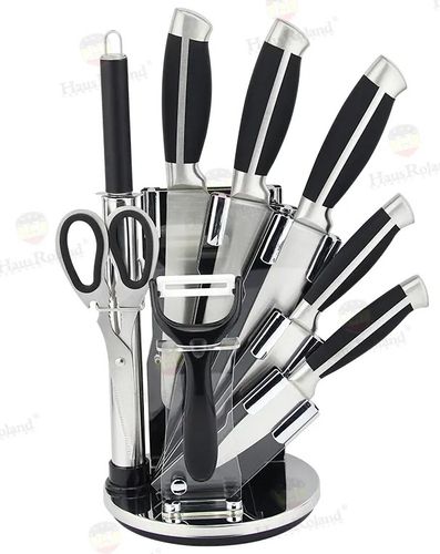 סט סכינים איכותי עם בסיס מסתובב | Haus Roland HR614-1