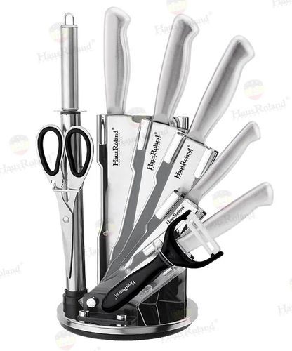 סט סכינים איכותי עם בסיס מסתובב | Haus Roland HR617-1