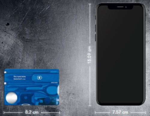 Walkin |אולר סוויס קארד לייט כחול שקוף