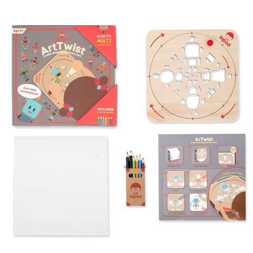 ארטוויסט – שבלונת ציור רובוטים מבית KIPOD